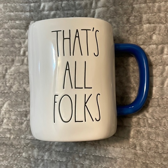 Rae Dunn | Kitchen | Rae Dunn Looney Tunes Thats All Folks Coffee Mug ...